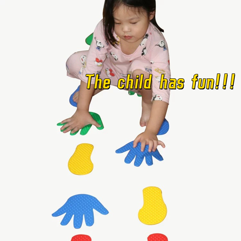 Children's sensory training toys 1Pair Kids Hand Foot Print Mat Hand ...