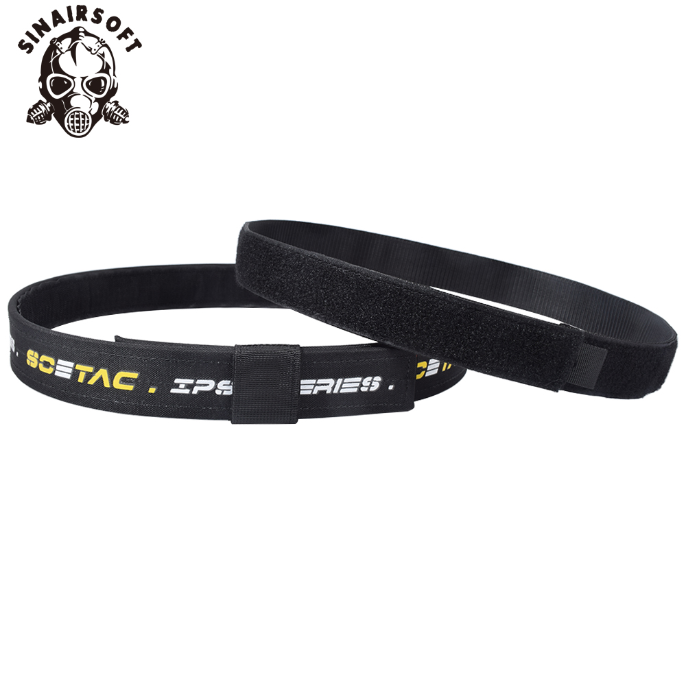 SINAIRSOFT IPSC Tactical Double Layer Special Belt Outdoor Nylon Smooth ...