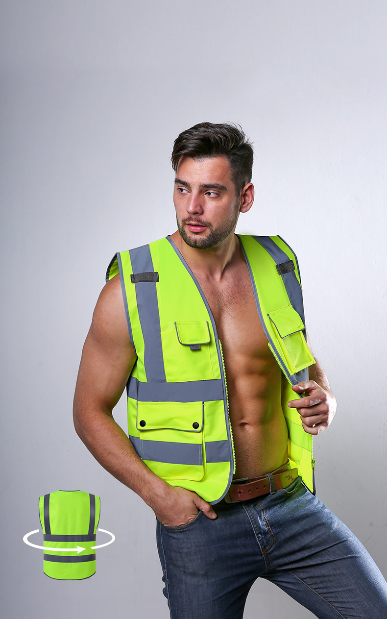 READY STOCK Multi Colors High Visibility Reflective Safety Vests with 8 ...