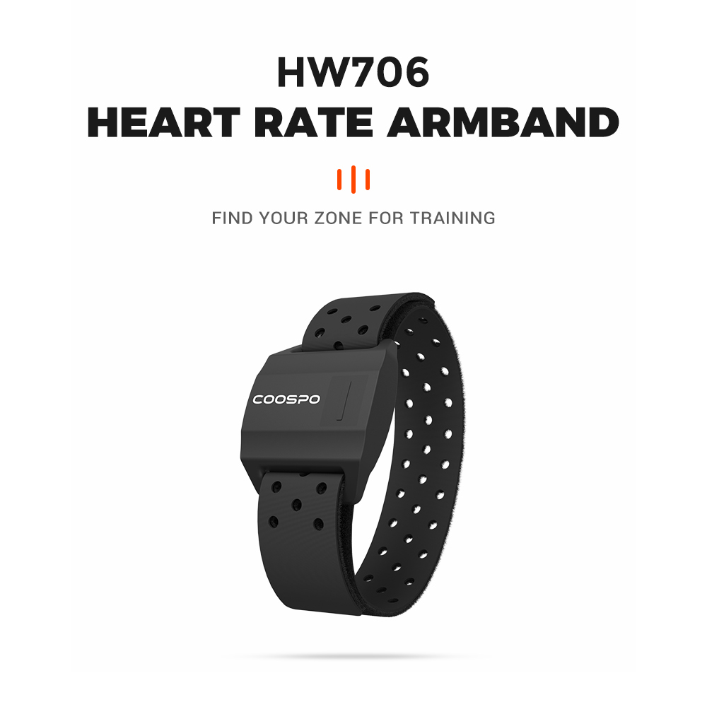 Coospo HW706 Arm Heart Rate Monitor Cycling ANT+ Bluetooth IP67 ...
