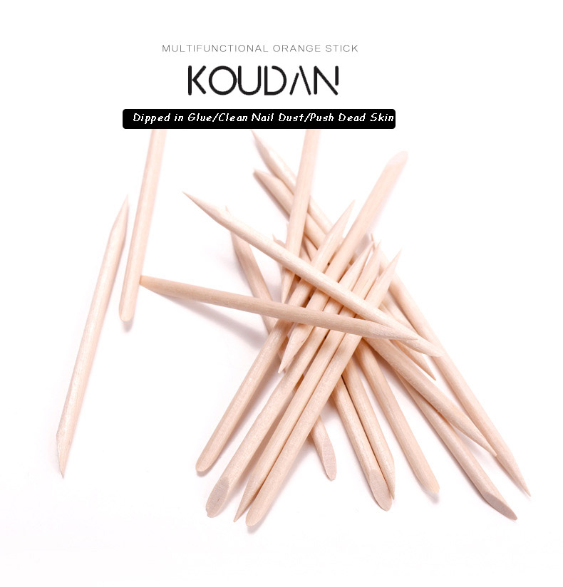 Nail Remover Manicure Tools Nails Care Reusable wood stick cutin ...