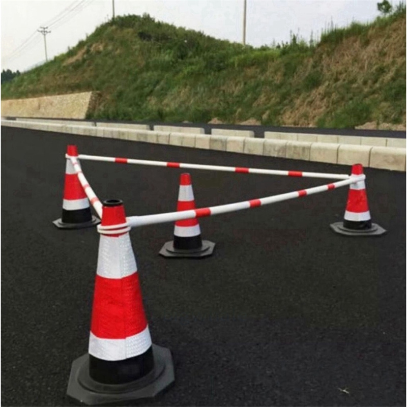 【COD】Safety Cone Traffic PVC Cone Double Reflective Sticker 680mm Road ...