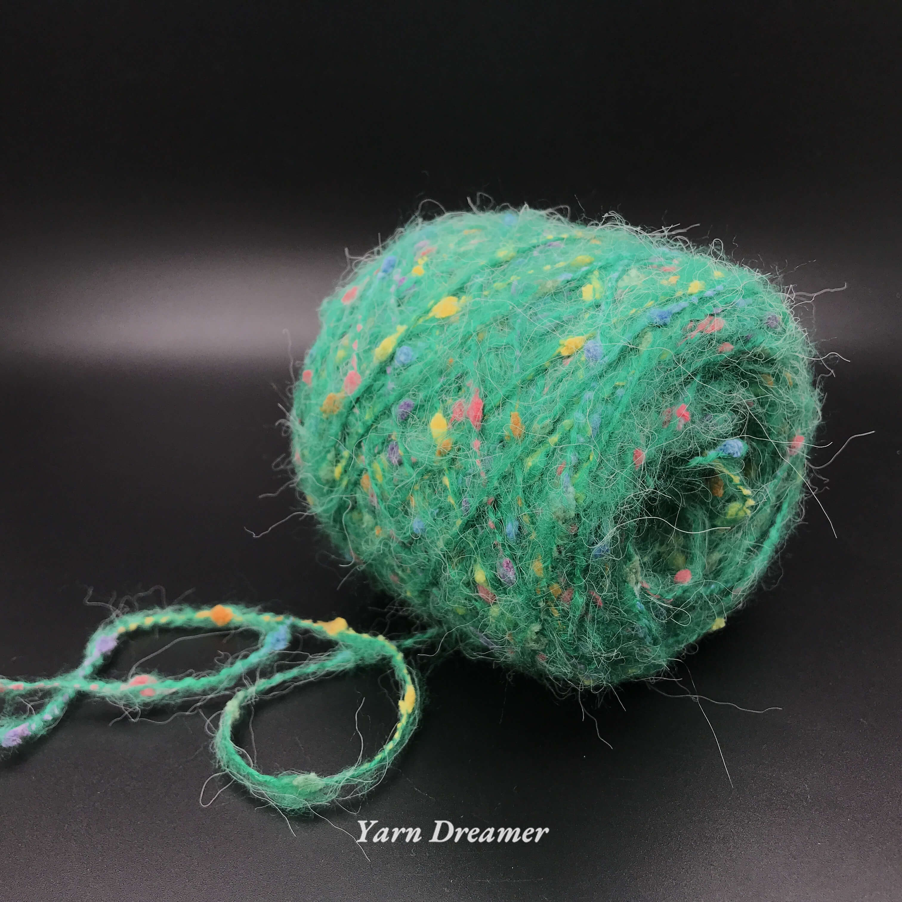 20 Colors - Dots Mohair Yarns Fancy Wool Yarn Cotton yarn for DIY Crochet Woolen Yarn for ...