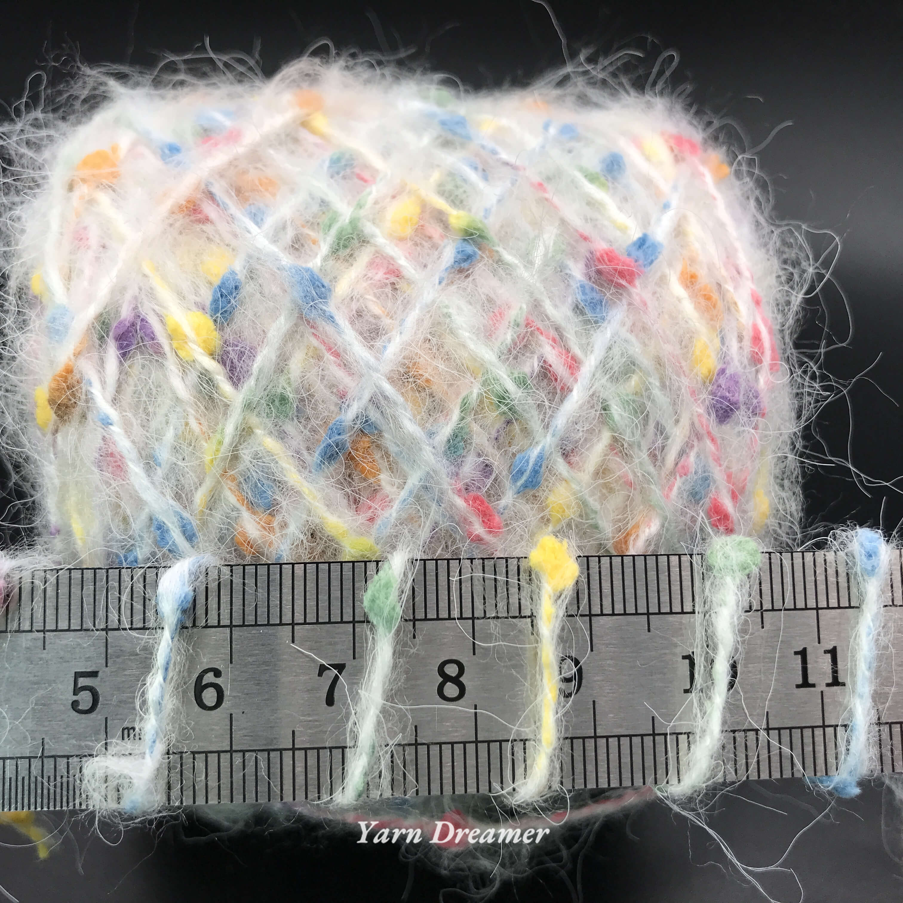 20 Colors - Dots Mohair Yarns Fancy Wool Yarn Cotton yarn for DIY ...