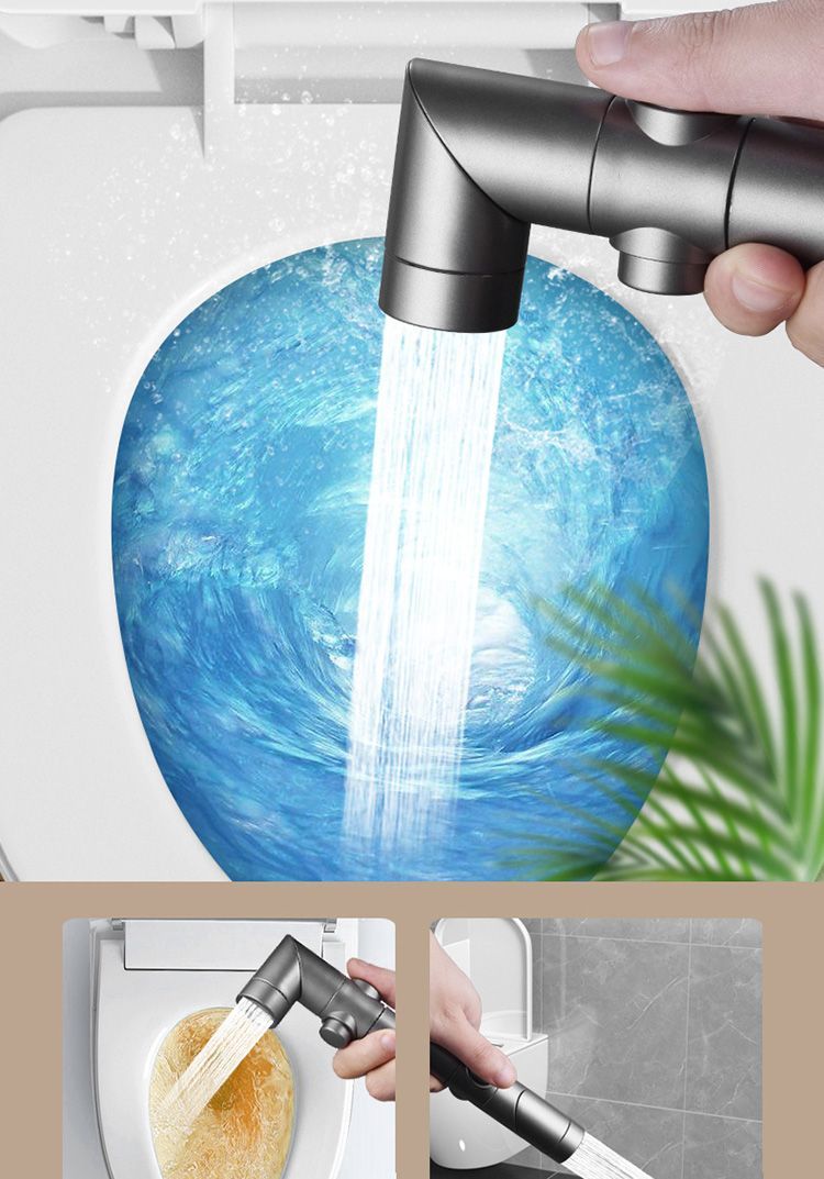 Toilet Flush Folding Spray Gun Faucet Women Washer Sprinkler Toilet ...
