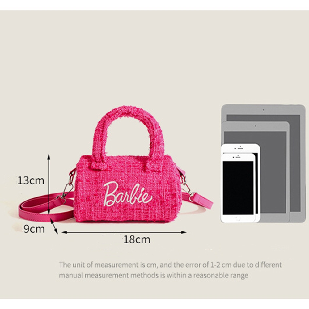 X Barbie Co-branded barbie merchandise Mansu miniso barbie Crossbody ...