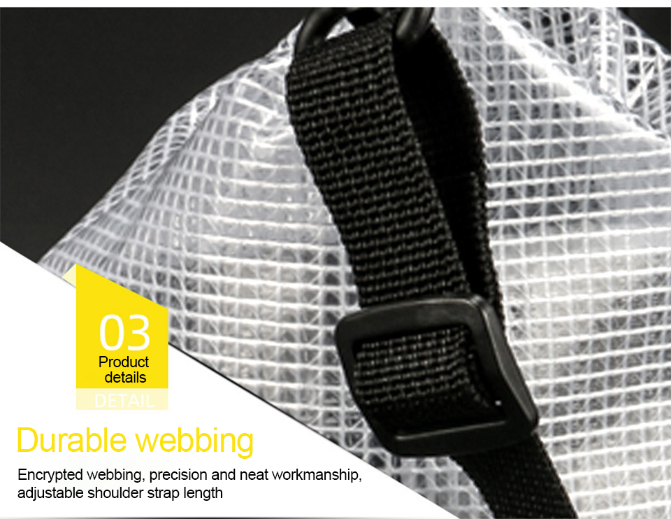 2L Drifting PVC Mesh Bags Outdoor Swimming Dry Bag Lightweight ...