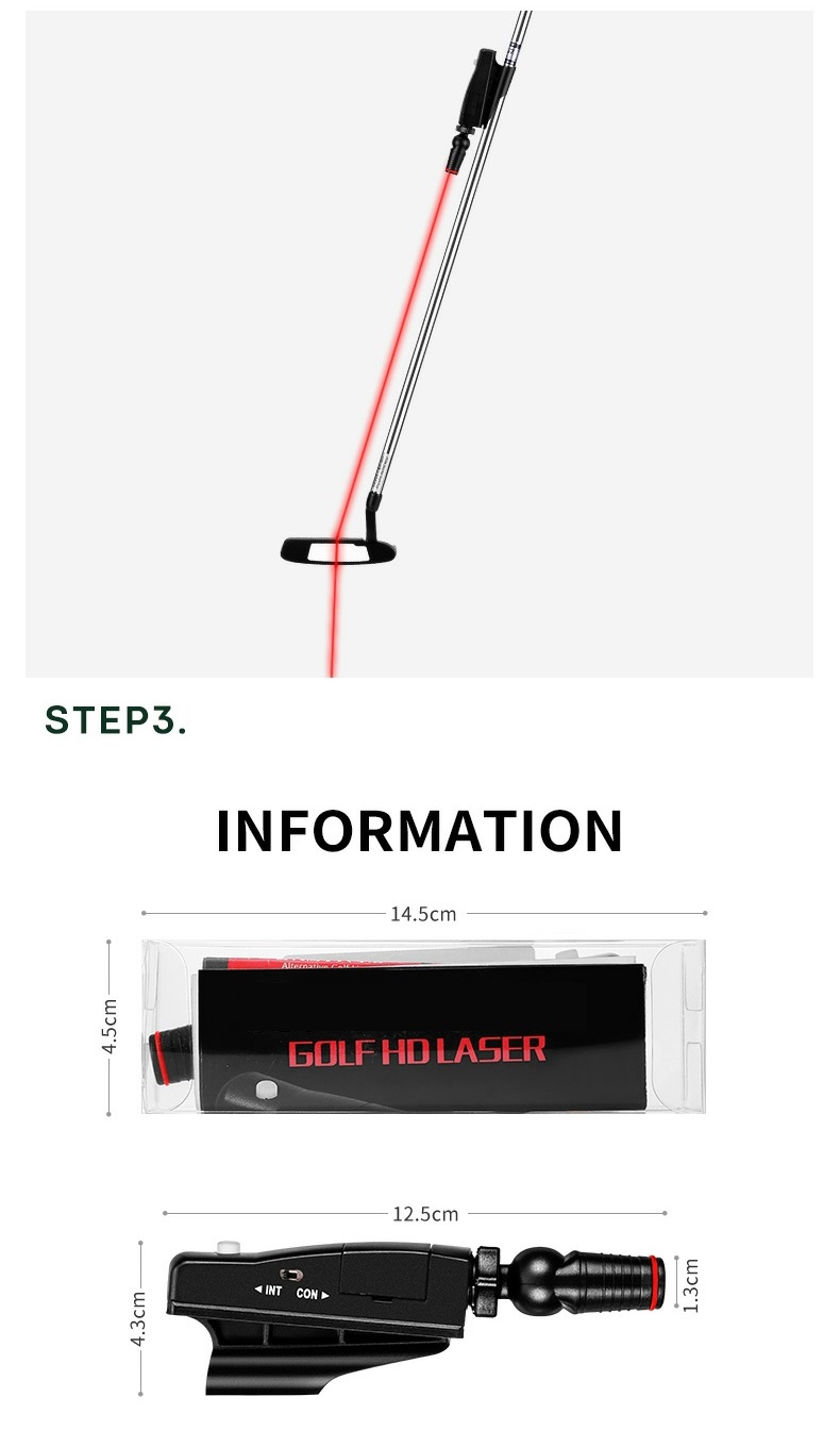 PGM Laser pointer golf putter training aid golf putting practice auxiliary correction JZQ011 ...