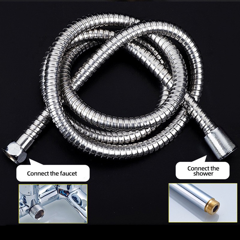 Showerhead Hose and Support Heat Resistant Water Line Extension Connect ...