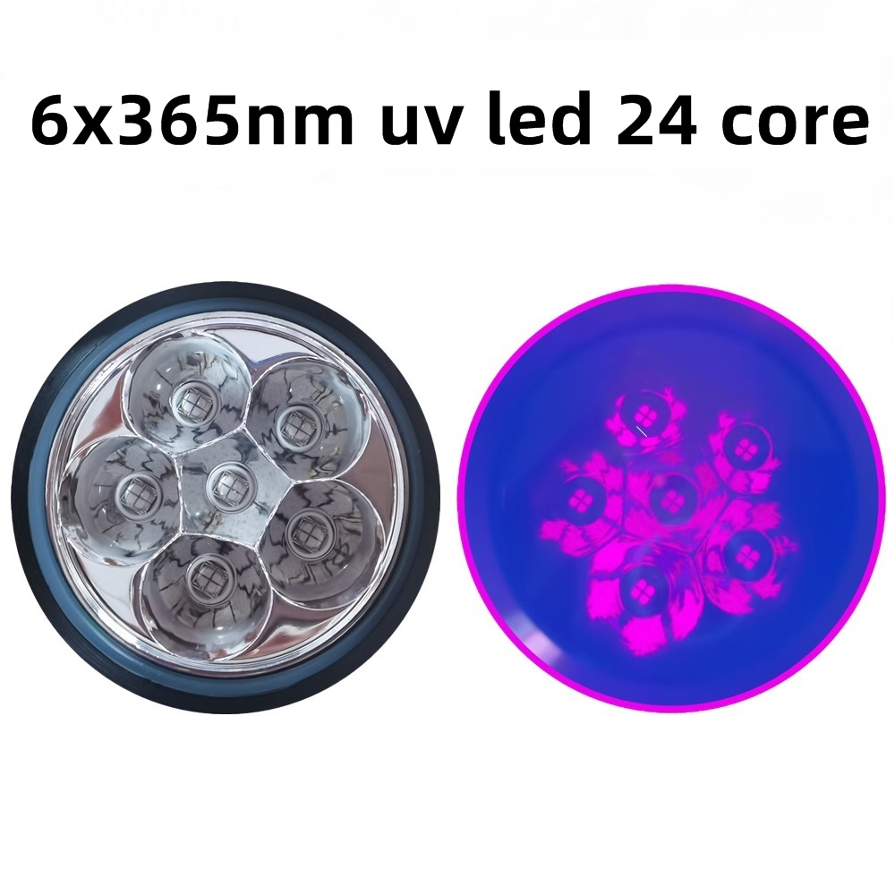 Alonefire H46 365NM 120W High Power UV Flashlight Black Light Pet Urine ...