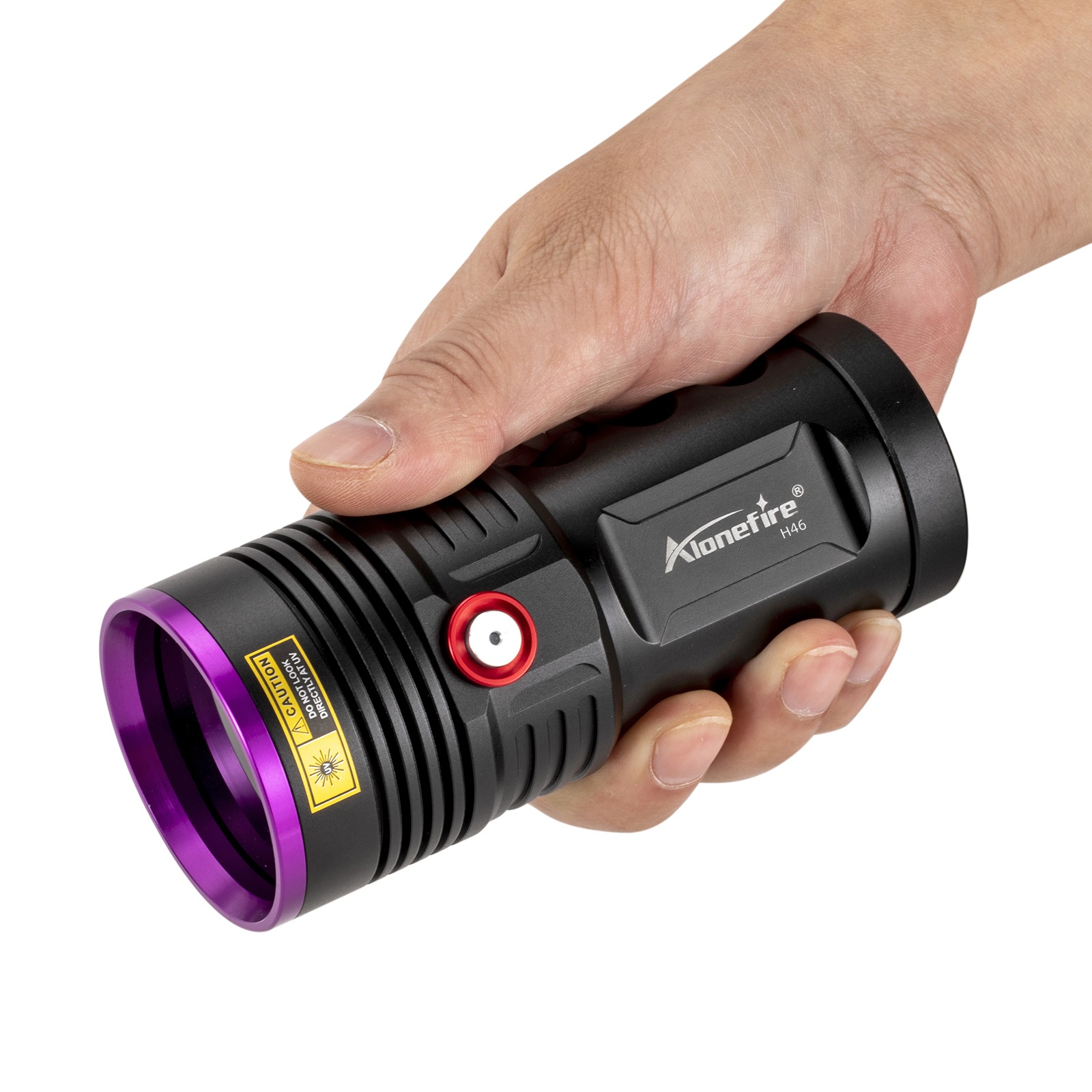 Alonefire H46 365NM 120W High Power UV Flashlight Black Light Pet Urine ...