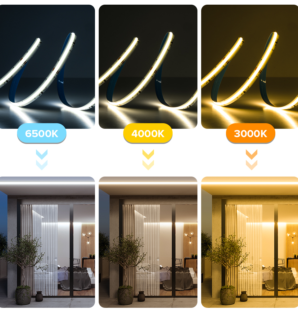 BTF-LIGHTING FCOB COB Led Addressable WS2811 IC 3000k/4000K/6000k ...