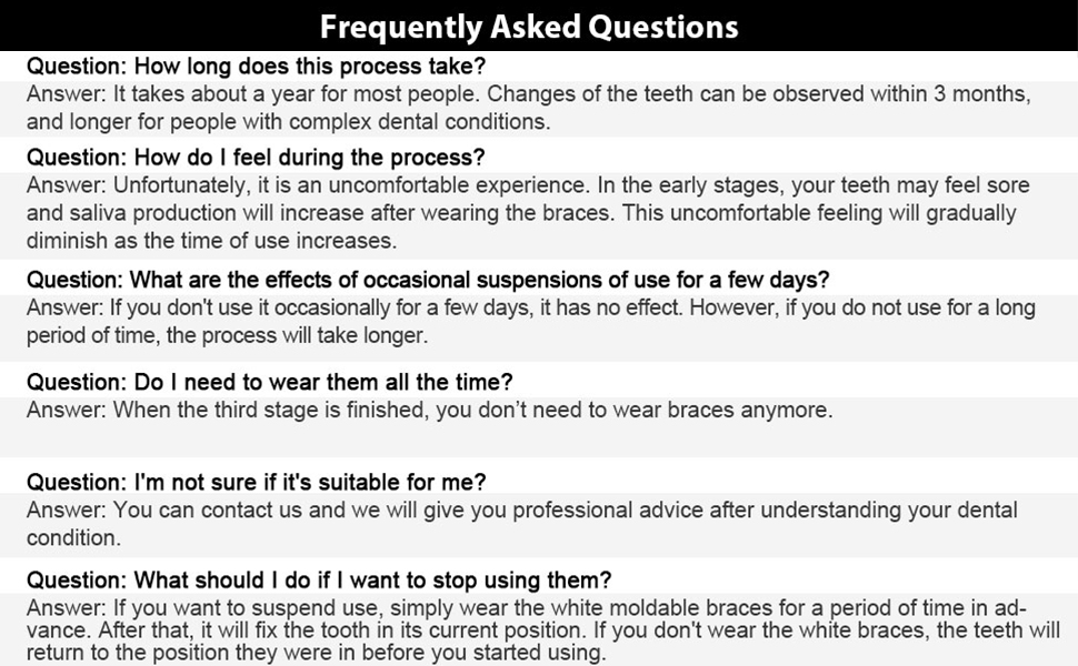 KOHEEL MGM Braces Gigi Teeth Straightener and Vibration Device for Open Bite,Overbite,Gap Teeth ...