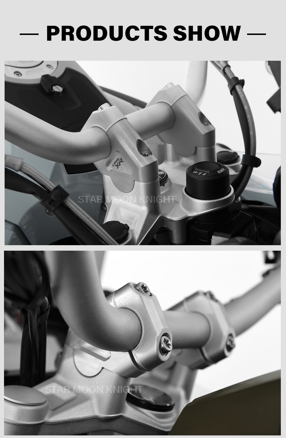 Handlebar Riser Clamp Back Move Mount For BMW R1200GS LC R1200GS ...