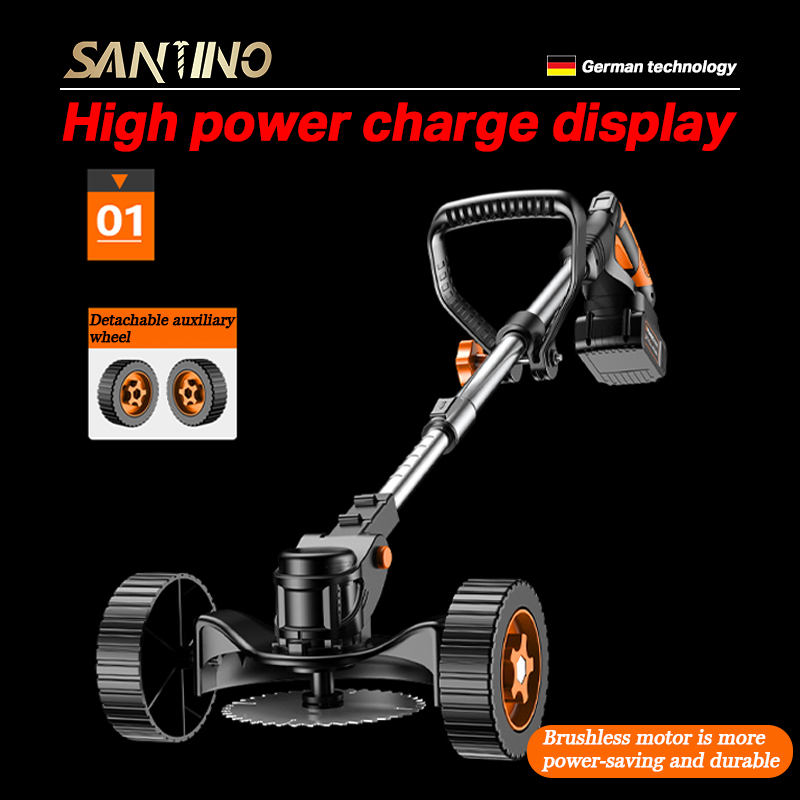 High Quality Mesin Rumput Bateri Cordless Grass Cutter Electric Lawn ...