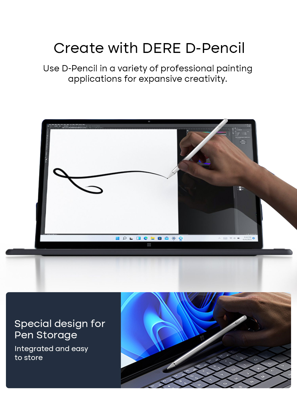 DERE Laptop T60 Pro 16 Inch Touchscreen Laptop 12GB DDR5+1TB SSD 2.5K ...