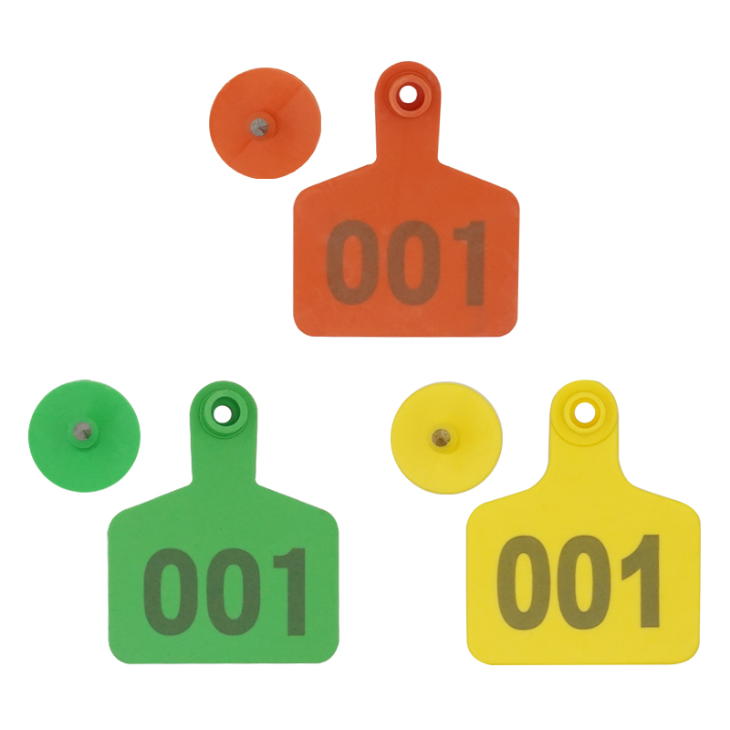 🔥Ready stock🔥 Cattle cow Sheep Pig Ear Tags 001-500 Number Livestock ...