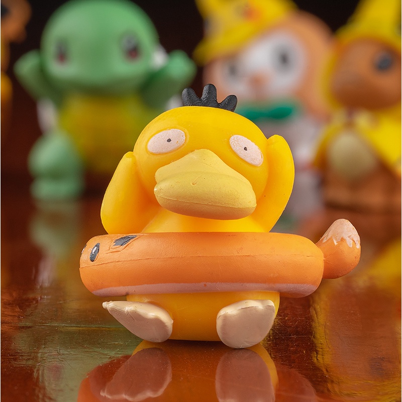 8pcs pokemon figure toy pvc pikachu psyduck bulbasaur mini doll cake ...