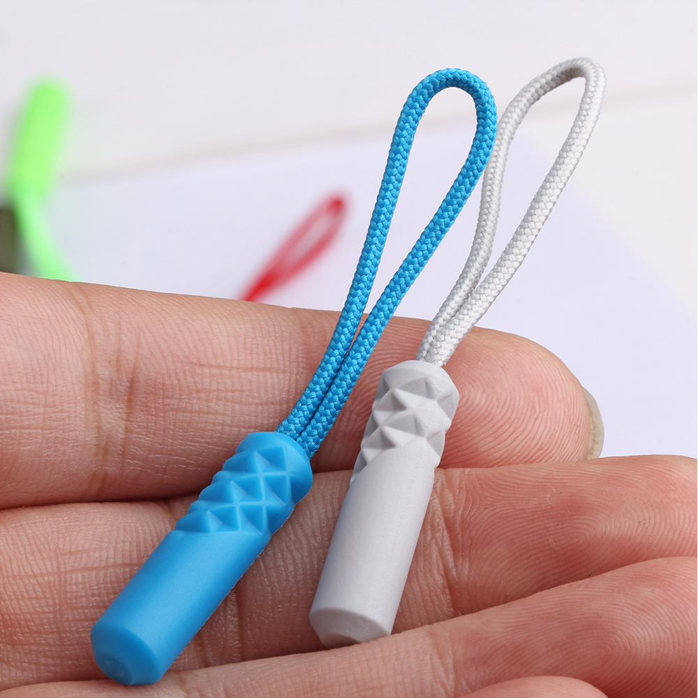 10PCS Zipper Pull Zipper String Hot Cord Rope Pullers Bag Lock Puller ...