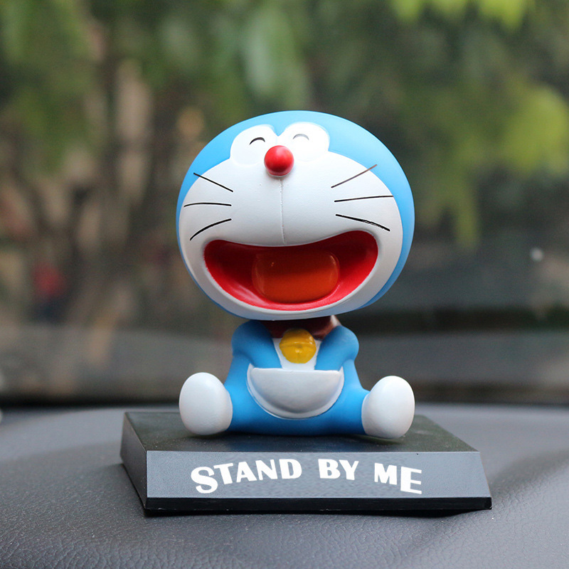 8 Style 10cm Anime Doraemon Nobita Nobi Robot Cat Shaking Head Doll PVC ...