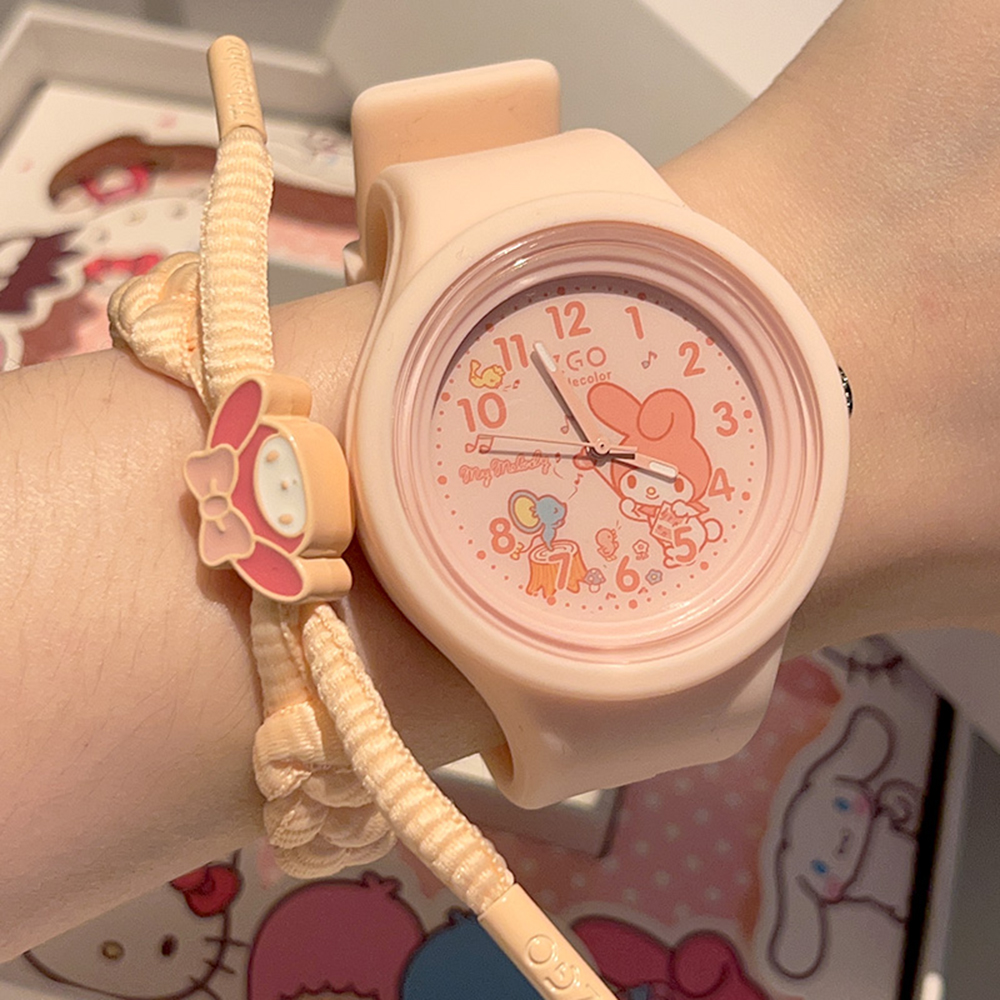 Sanrio Cartoon Student Watch Kuromi/Melody/ Hello Kitty/Cinnamon Dog ...