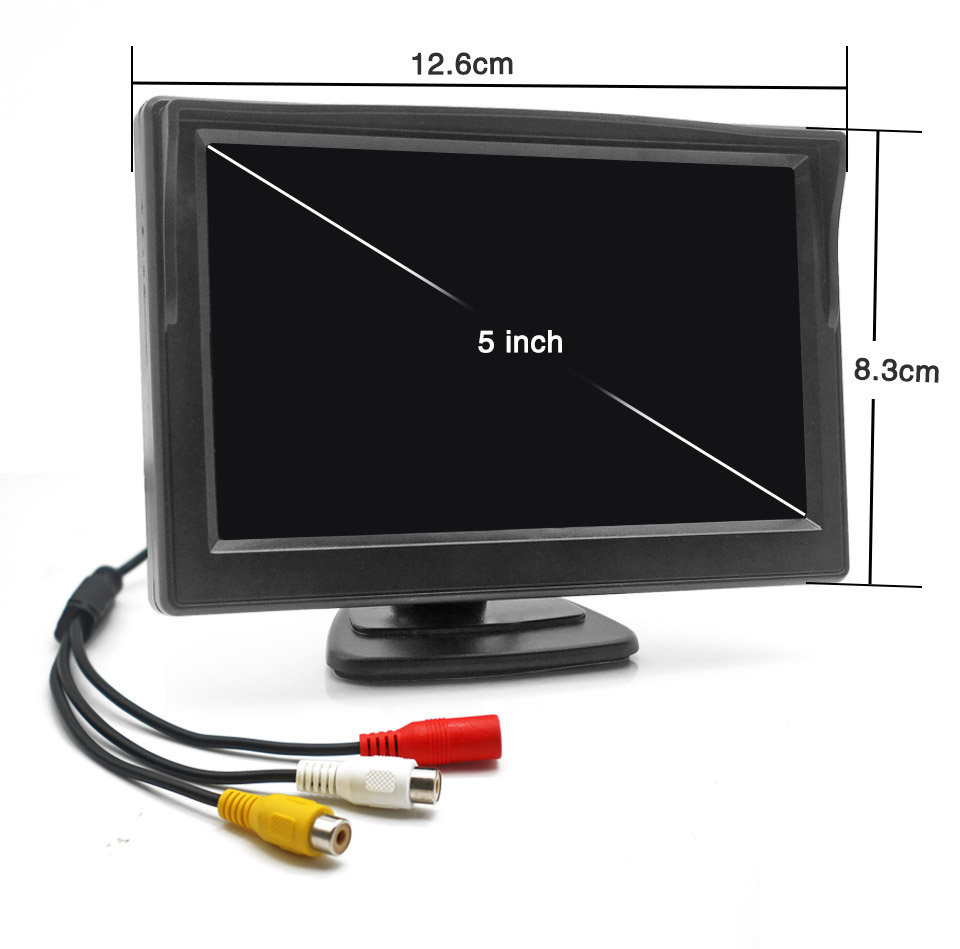 Smartour 5 Inch AHD IPS Monitor 1920*1080P HD 180 Degree Starlight ...