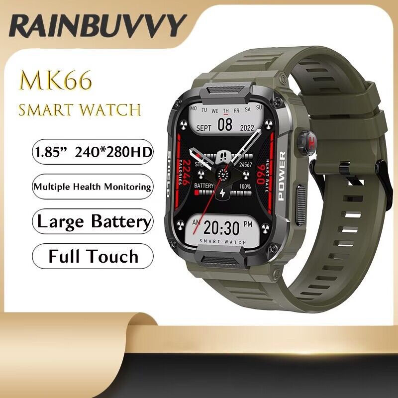 Three Defense Smart Watch Mk66 wireless Bluetooth Call Music Playing ...