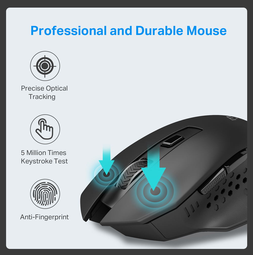 E-YOOSO X-26 USB 2.4G Wireless Gaming Mouse 4800 DPI 5 buttons optical ...