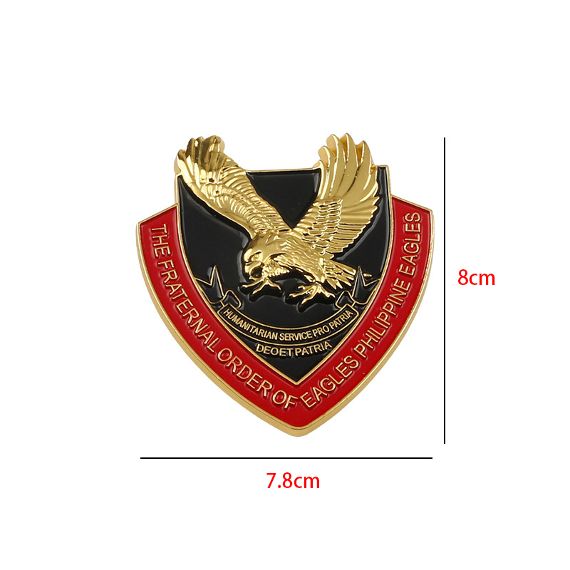 3D Metal Car Emblem The Fraternal Order of Eagles - Philippine Eagles ...