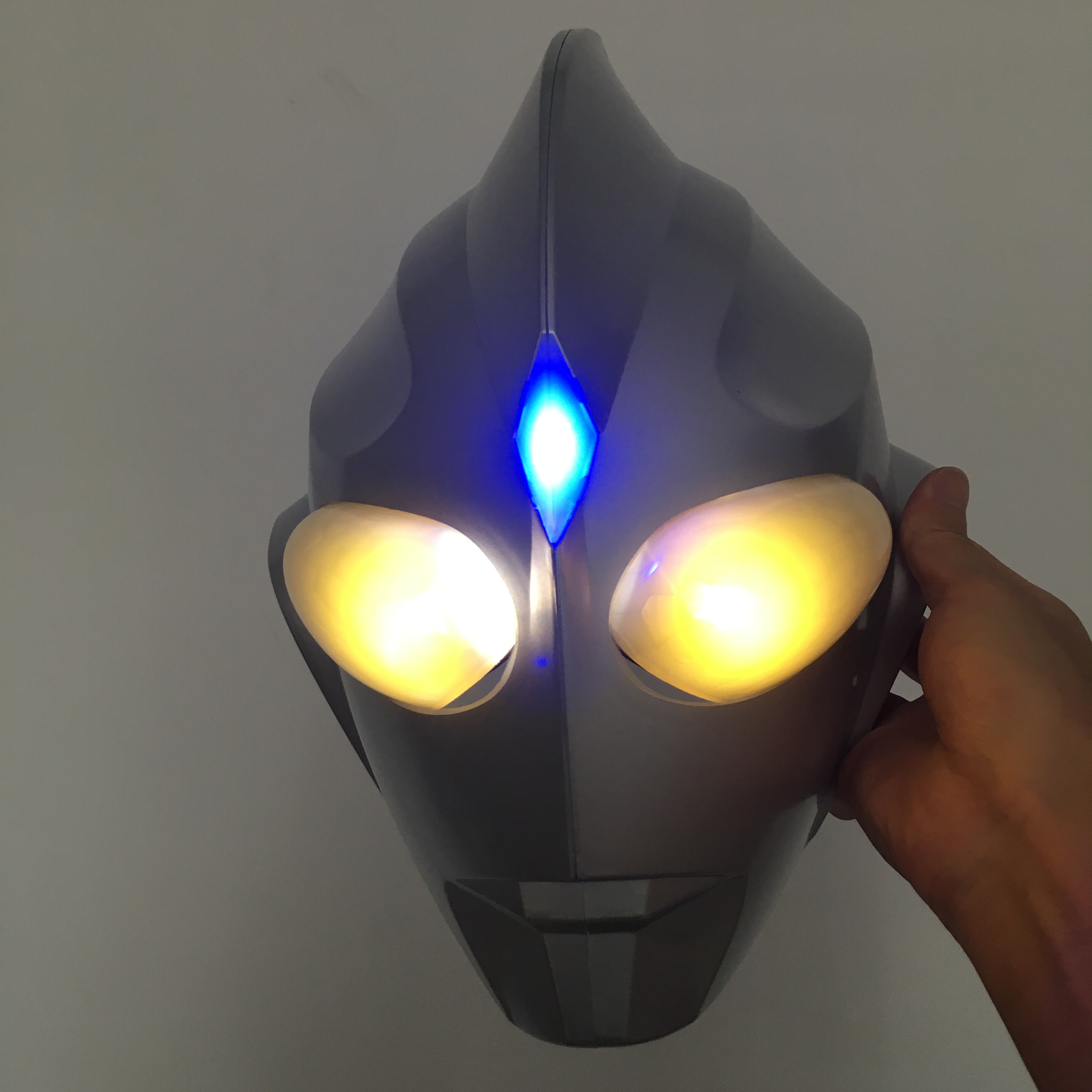 Ultraman Mask Adult cos Tiga Headgear Helmet Children's Headgear Touch ...
