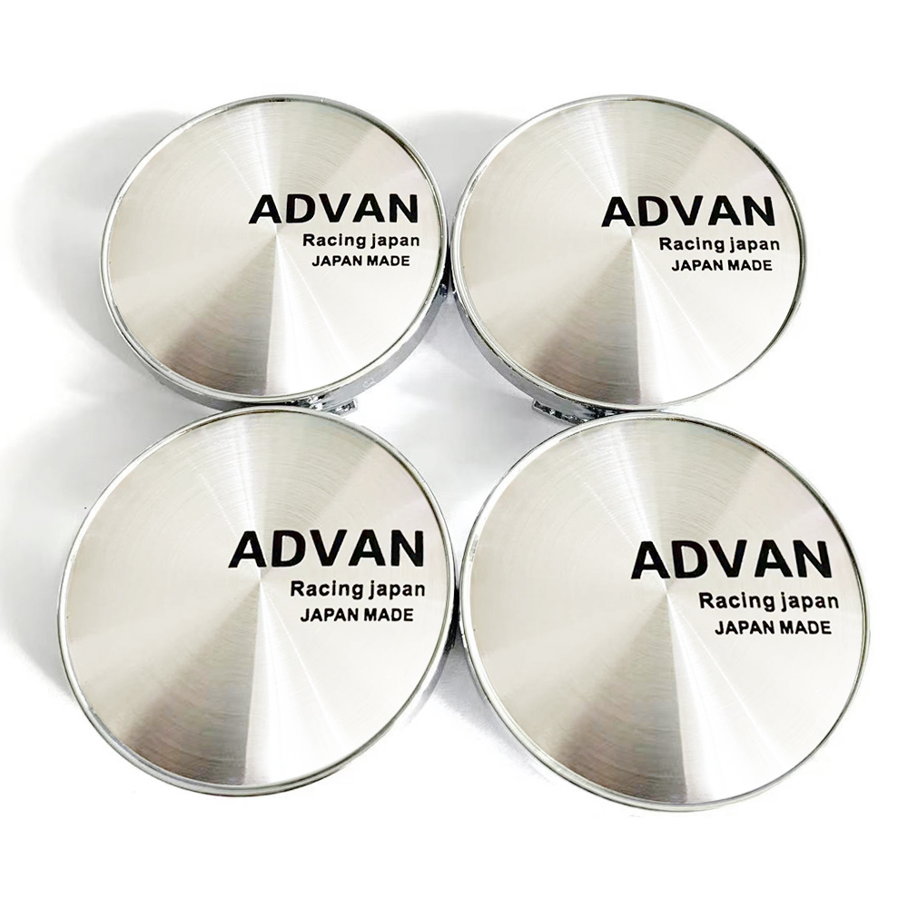 4pc 60mm ADVAN Racing Car Modified Center Cover Rim Hub Cap Center Cap ...
