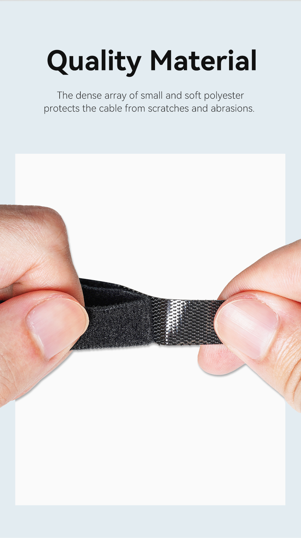 Vention 120-180mmTearable Velcro straps Cable Organizer Self Adhesive ...