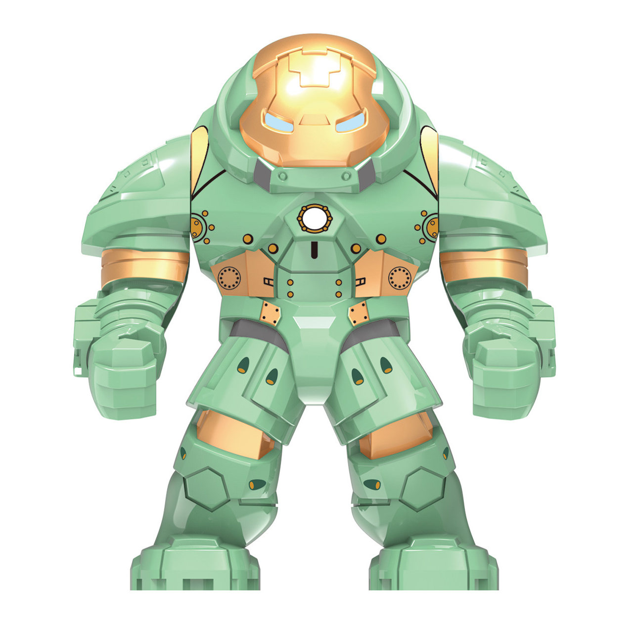 Building Blocks Figure War Machine Black Gold Hulkbuster Toys | Shopee ...