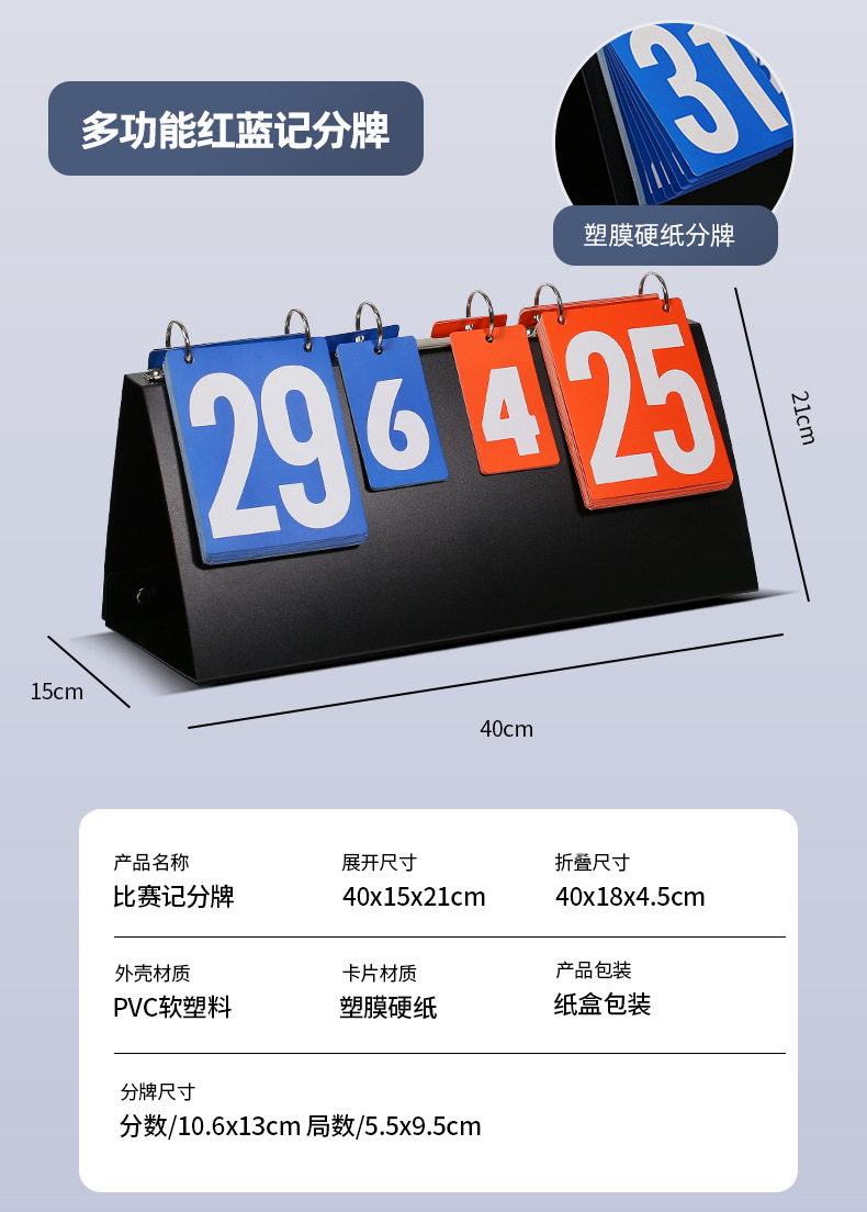Scoreboard Flipping Counter Board Sports Equipment Digit Basketball ...