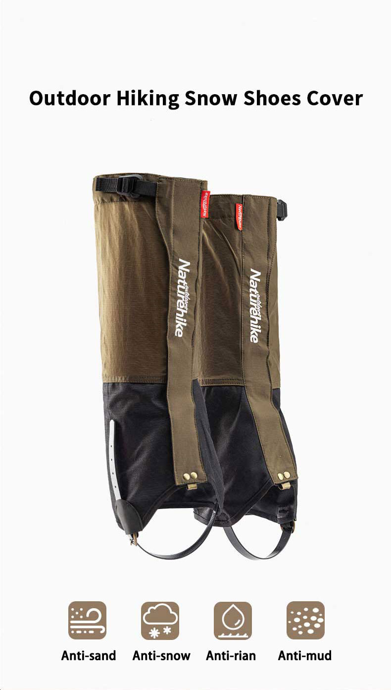 Naturehike Waterproof Outdoor Hiking Gaiters Shoes Cover | Shopee Malaysia