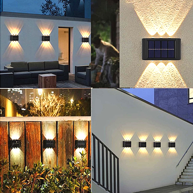 Outdoor Solar Wall Light Solar Light Waterproof Solar Led Light for ...