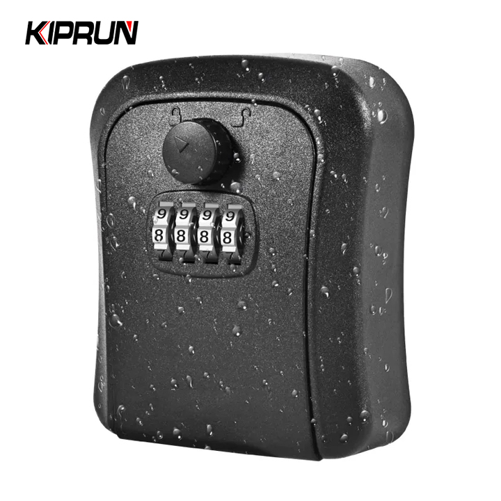 KIPRUN Key Lock Box, 4-Digit Combination Waterproof Portable Key ...