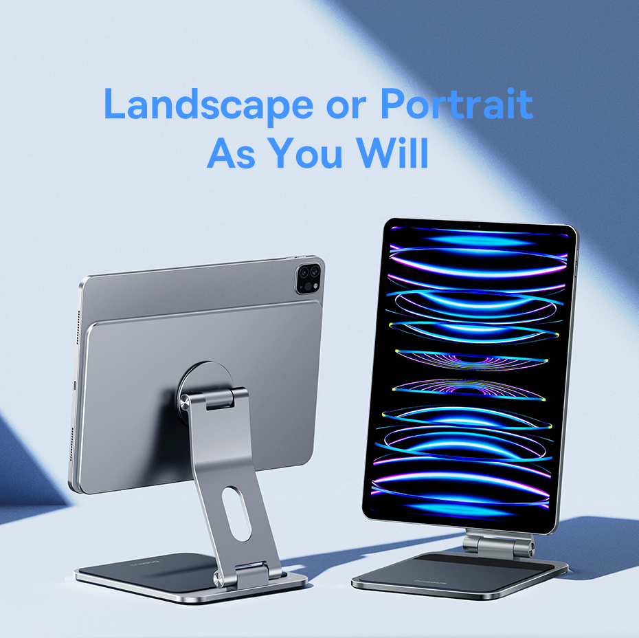 Baseus Magnetic Stand for iPad Pro 11 12.9 Inch Aluminum Adjustable ...