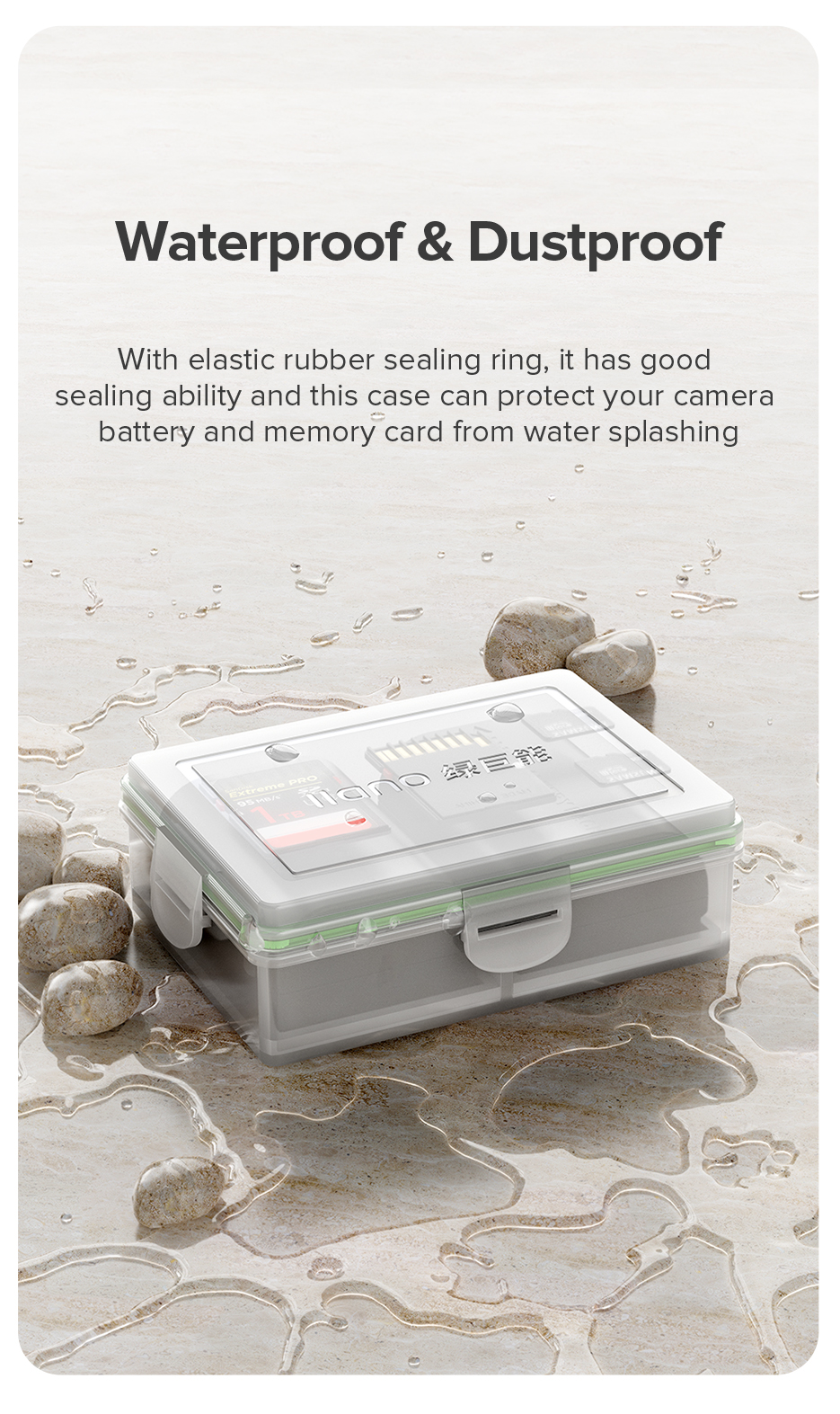 llano Camera box Professional Water-Resistant Memory Card SD TF Hard ...