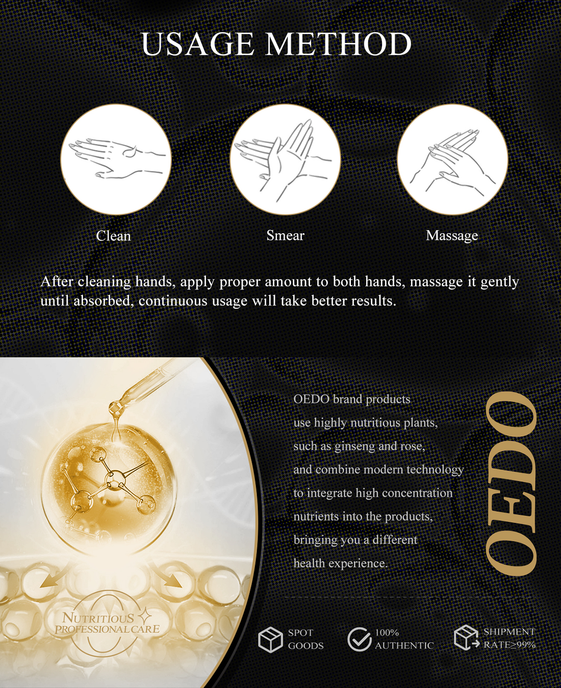 OEDO Super Rose Polypeptide Moisturizing Hand Cream (30g) | Shopee Malaysia