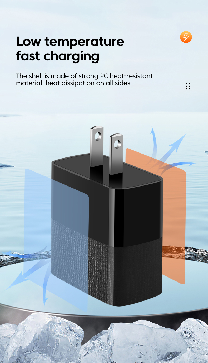 100W Dual Port Fast Charger TYPE-C+USB Flash Charging Adoptor QC5.0+PD ...