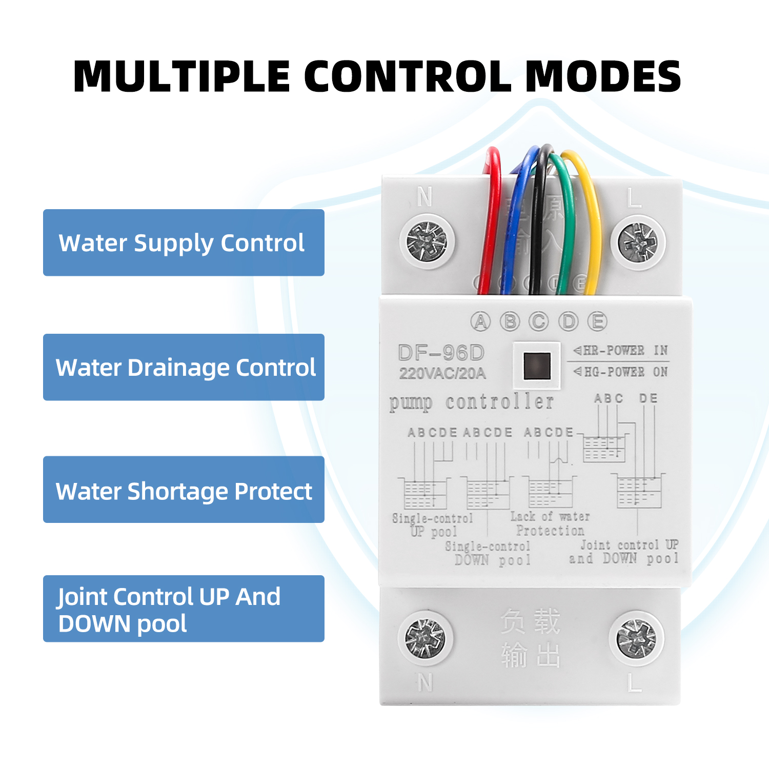 Df 96d Df 96dk Automatic Water Level Controller Switch 10a 220v Water Tank Liquid Level