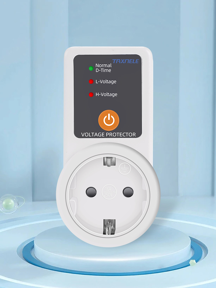 Automatic Voltage Protector Socket Switcher AC 220V 16A Power Surge ...