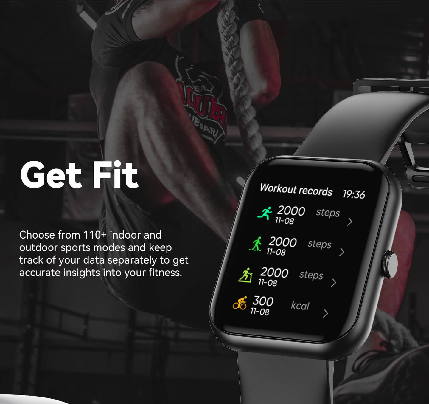 Dizo D Plus Heart Rate Monitor 110 Sport Modes Smart Watch | Shopee Malaysia
