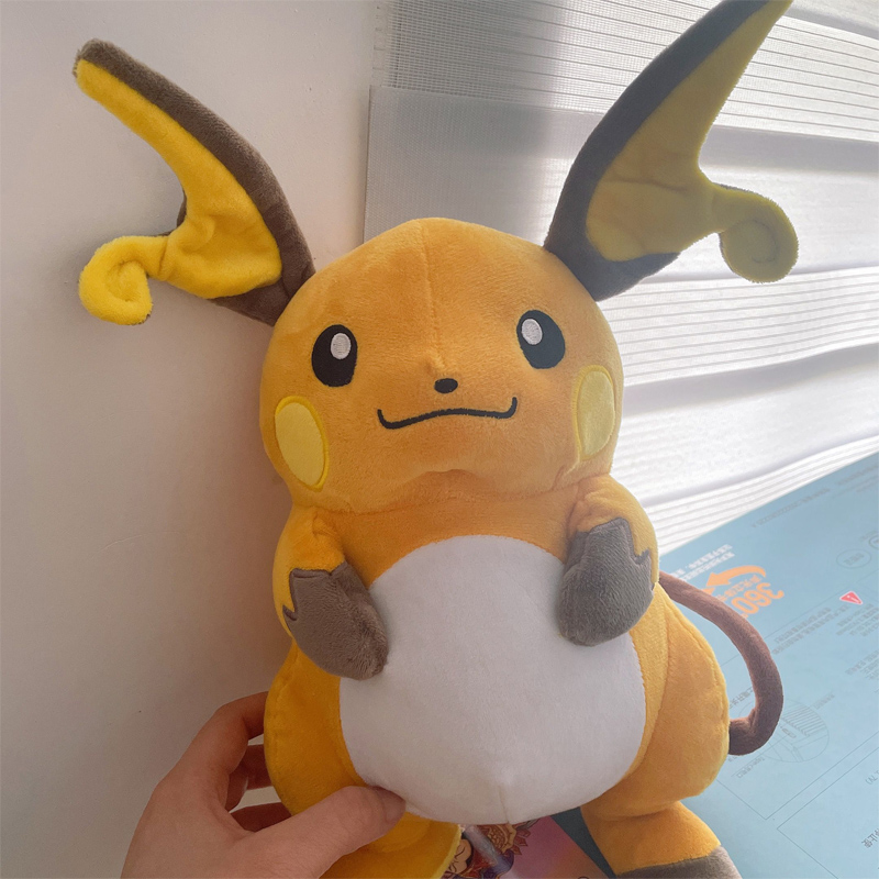 30cm Pokemon Anime Figure Raichu Pikachu Plush Toys Soft Stuffed ...