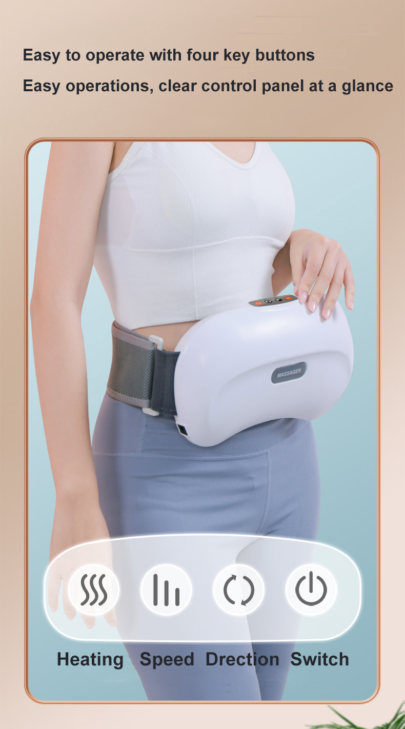 Jinkairui Abdominal Massager Abdomen Slimming Belt Needle Stone ...