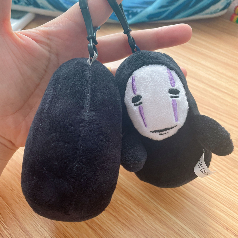 8cm Spirited Away Faceless Man No Face Man Plush Toy Doll Miyazaki ...
