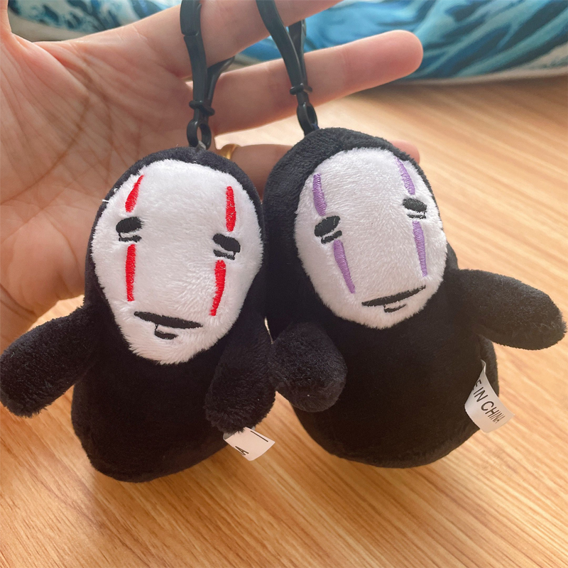 8cm Spirited Away Faceless Man No Face Man Plush Toy Doll Miyazaki ...