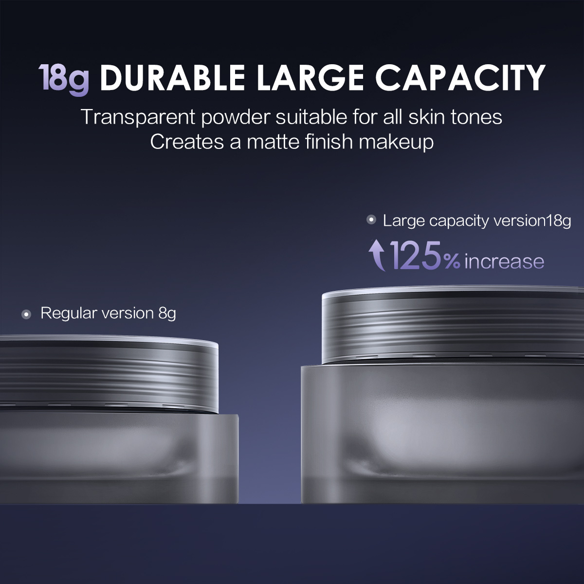 Carslan Black Magnetic Powder Makeup Loose Setting Oil Control ...