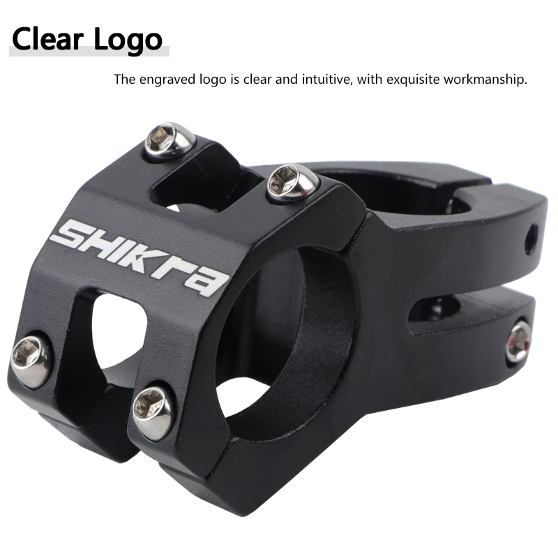 SHIKRA Mountain Bike Stem 45mm Aluminum Alloy Light road stem Bicycle ...